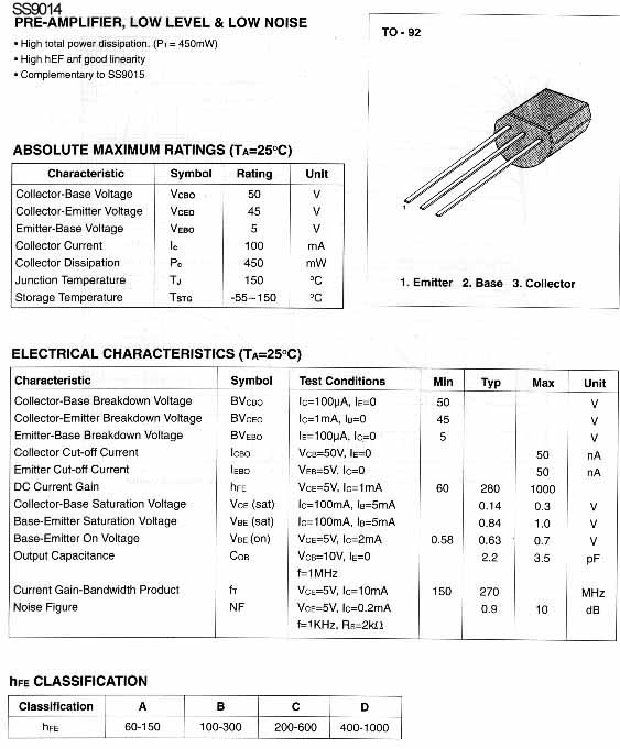 9012 Transistor Datasheet PdfDownload Free Software Programs Online ...